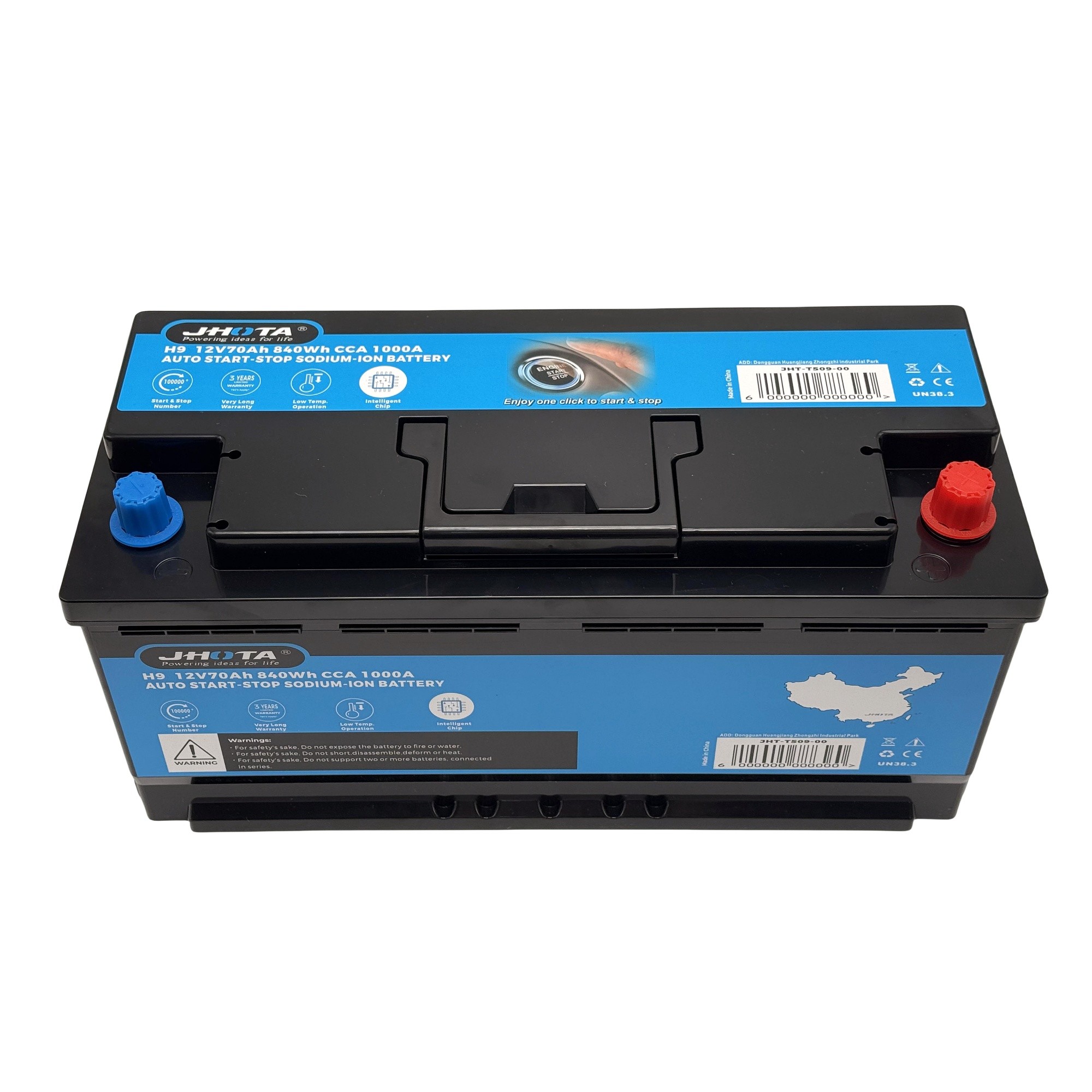 Sodium-ion H9 12V 70Ah Start-Stop Battery for A4L A6L A8 Q5 Q7 R8