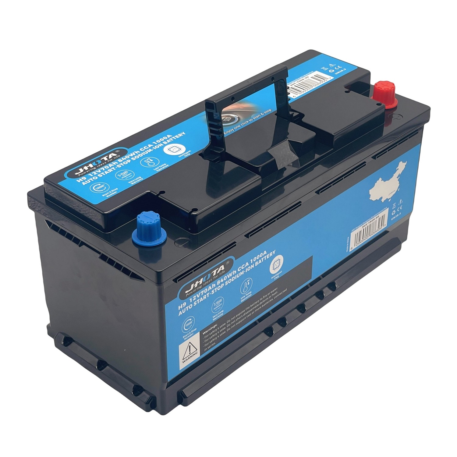 Sodium-ion H9 12V 70Ah Start-Stop Battery for A4L A6L A8 Q5 Q7 R8